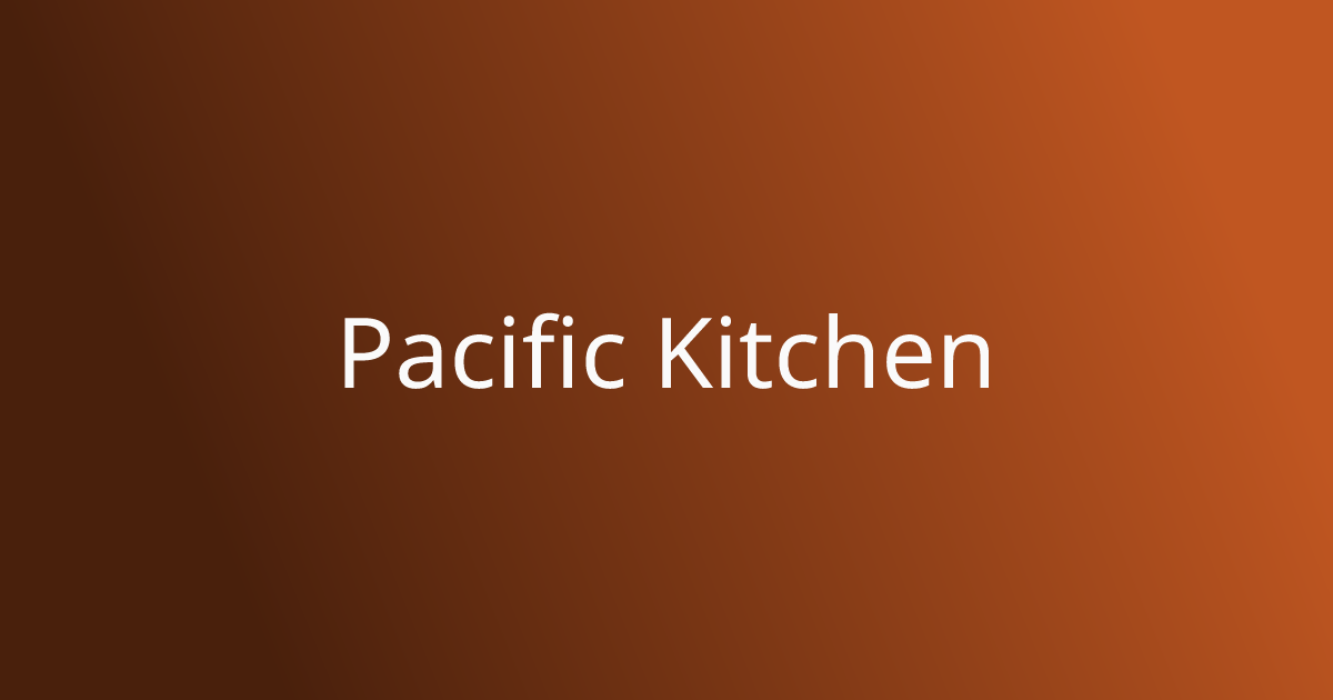 Best Chinese in Staten Island, NY | Pacific Kitchen | Menu